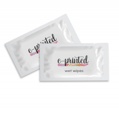 Custom Logo Wet Wipes, Promotional Wipes, Printed Freshener Towels For ...